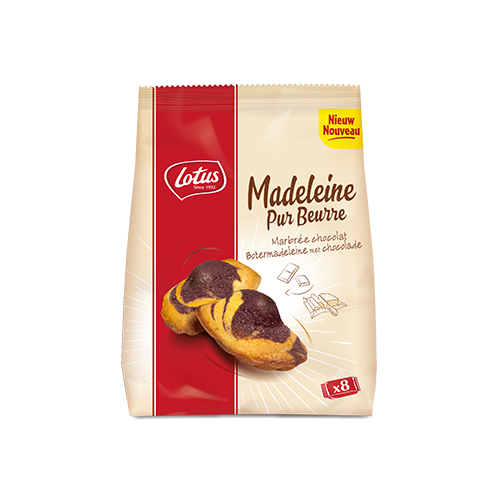Botermadeleine Marbré | Lotus Biscoff